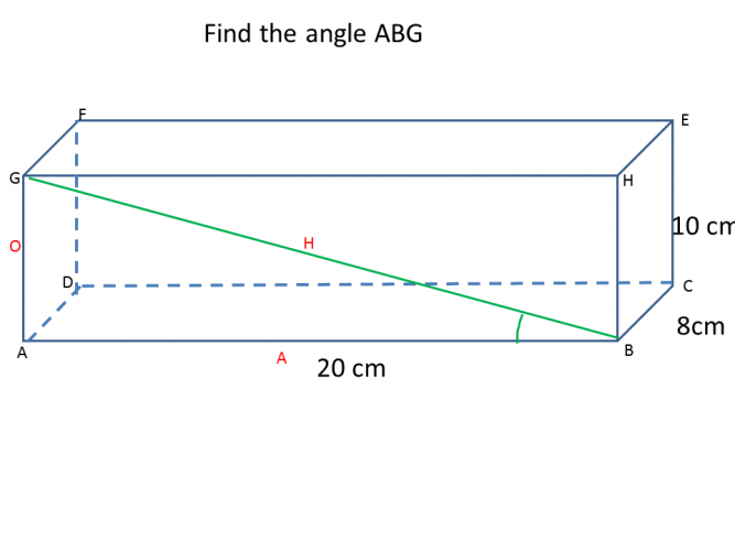 Apply Trigonometry Knowledge to 3D Shapes Worksheet - EdPlace