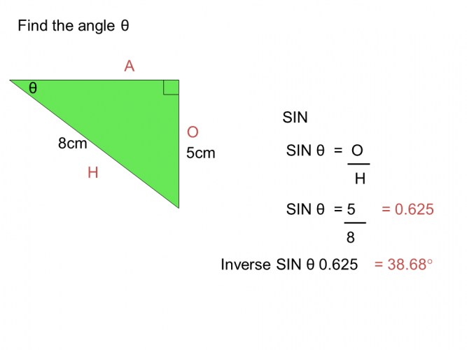 Find an Angle Using the Sin Ratio Worksheet - EdPlace