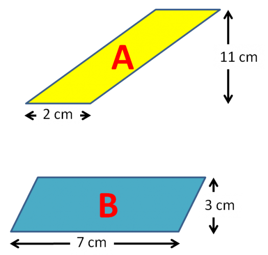 Calculate Areas: Parallelograms Worksheet - EdPlace