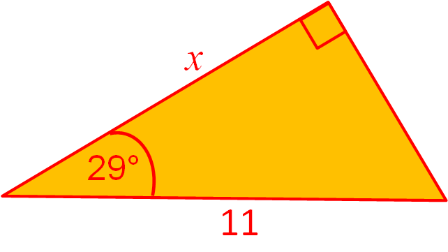 Finding a Side Length Using Trigonometry (1) Worksheet - EdPlace